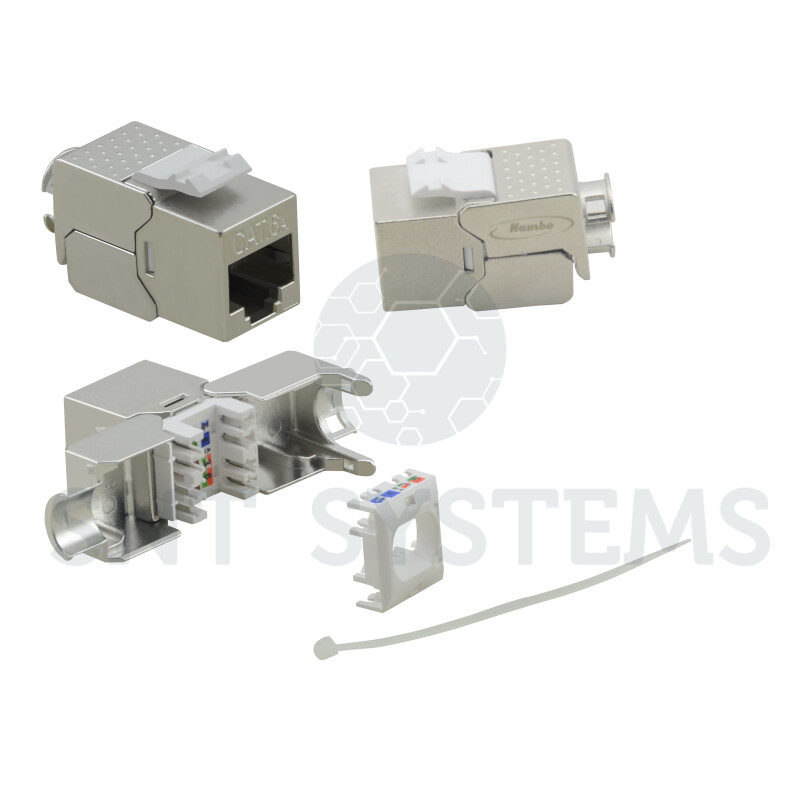 Keystone Super Slim Cat 6A Keystone Jack - GHMT zertifiziert - SNT Sy